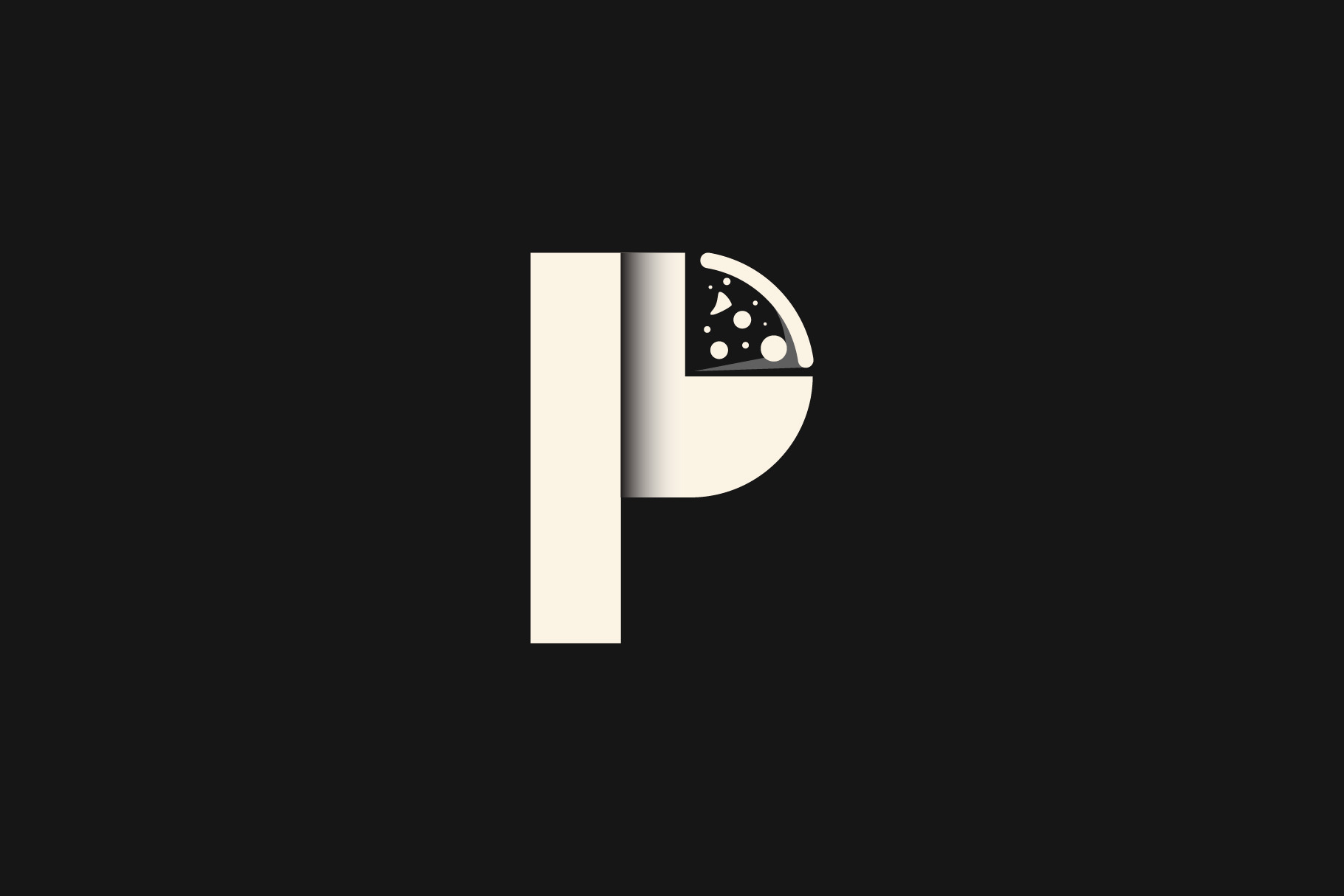 Letter P Pizza Logo Design Vector | Creative Market