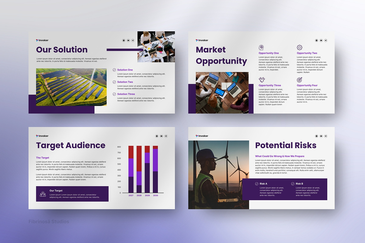 Pitch Deck Invoker Renewable Energy, a Presentation Template by FIBRINOSÄ