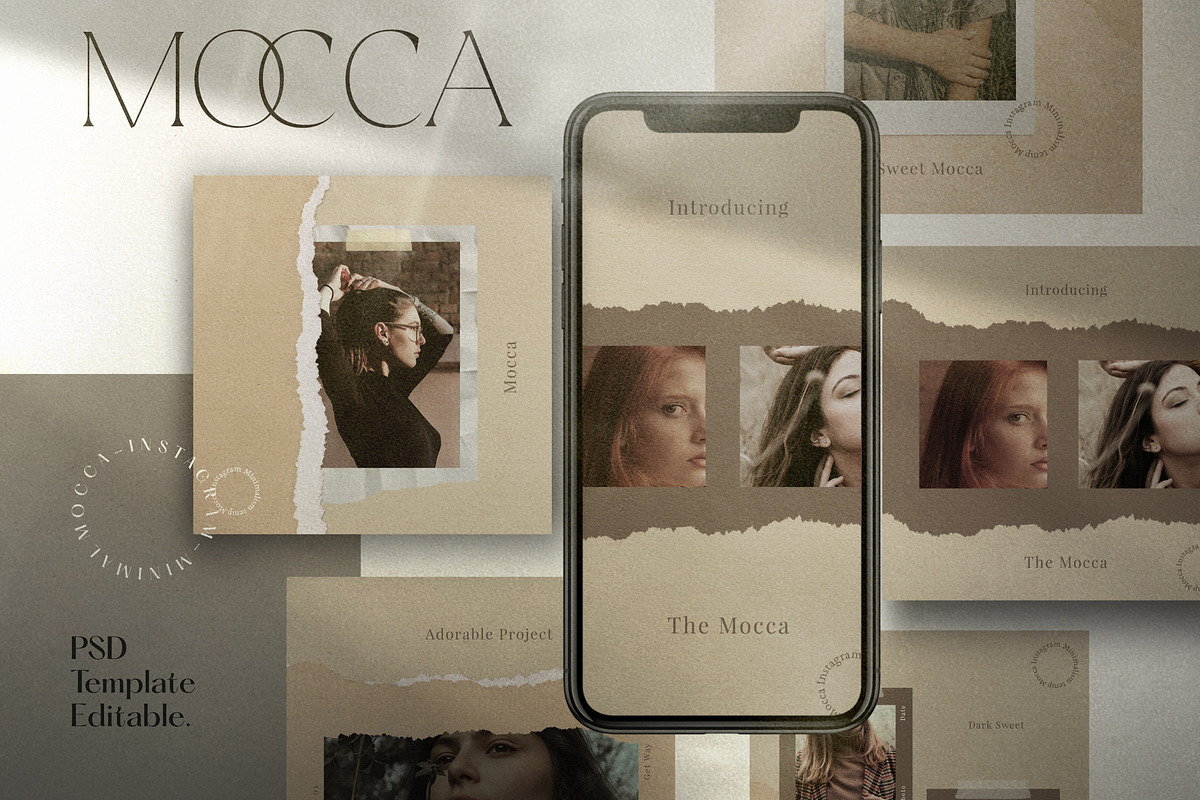 MOCCA-Fashion Branding Social Media, a Social Media Template by ...
