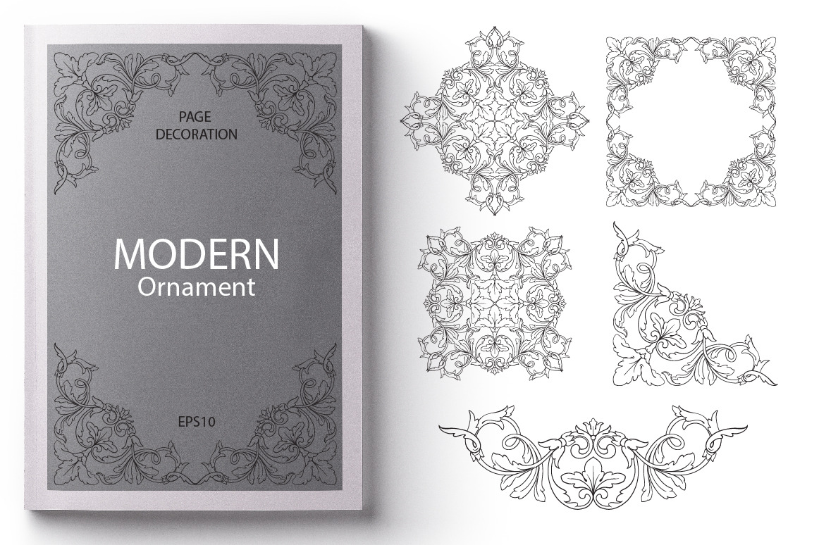 Page decoration Baroque, a Decorative Illustration by Samira