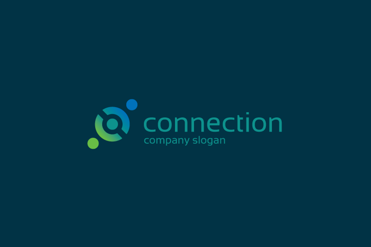 Connection company logo, a Branding & Logo Template by Vitalliy