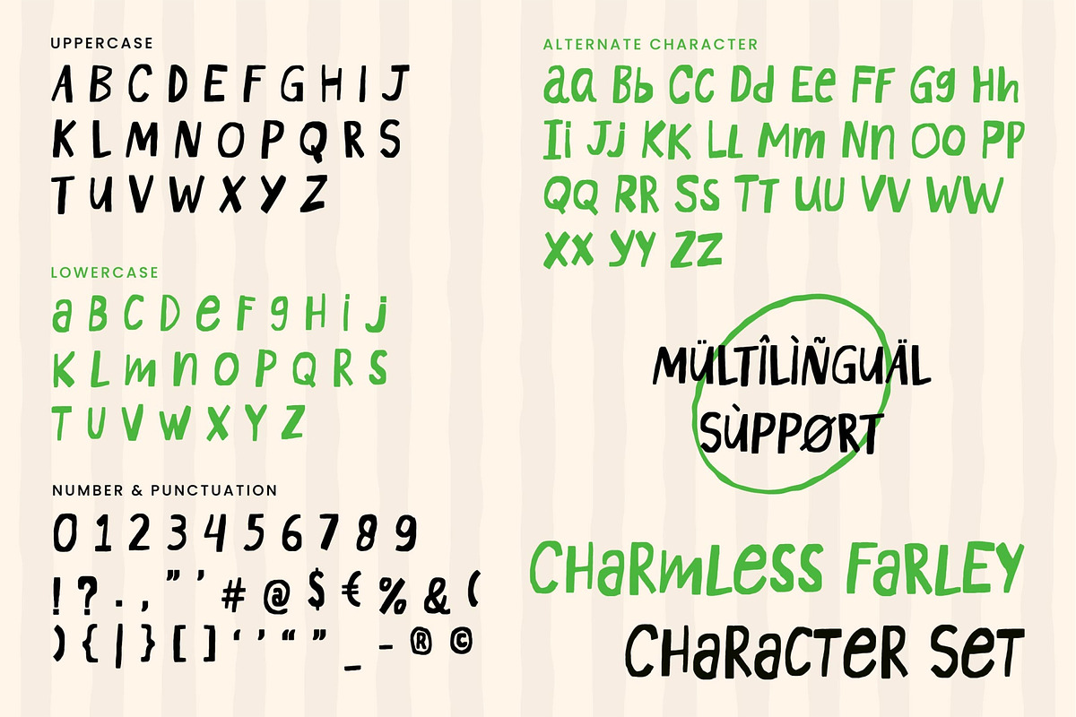 Charmless Farley - Quirky Ugly Font, a Handwritten Font by VSTRD TYPEWORKS