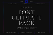 Font Ultimate Pack - 879 fonts