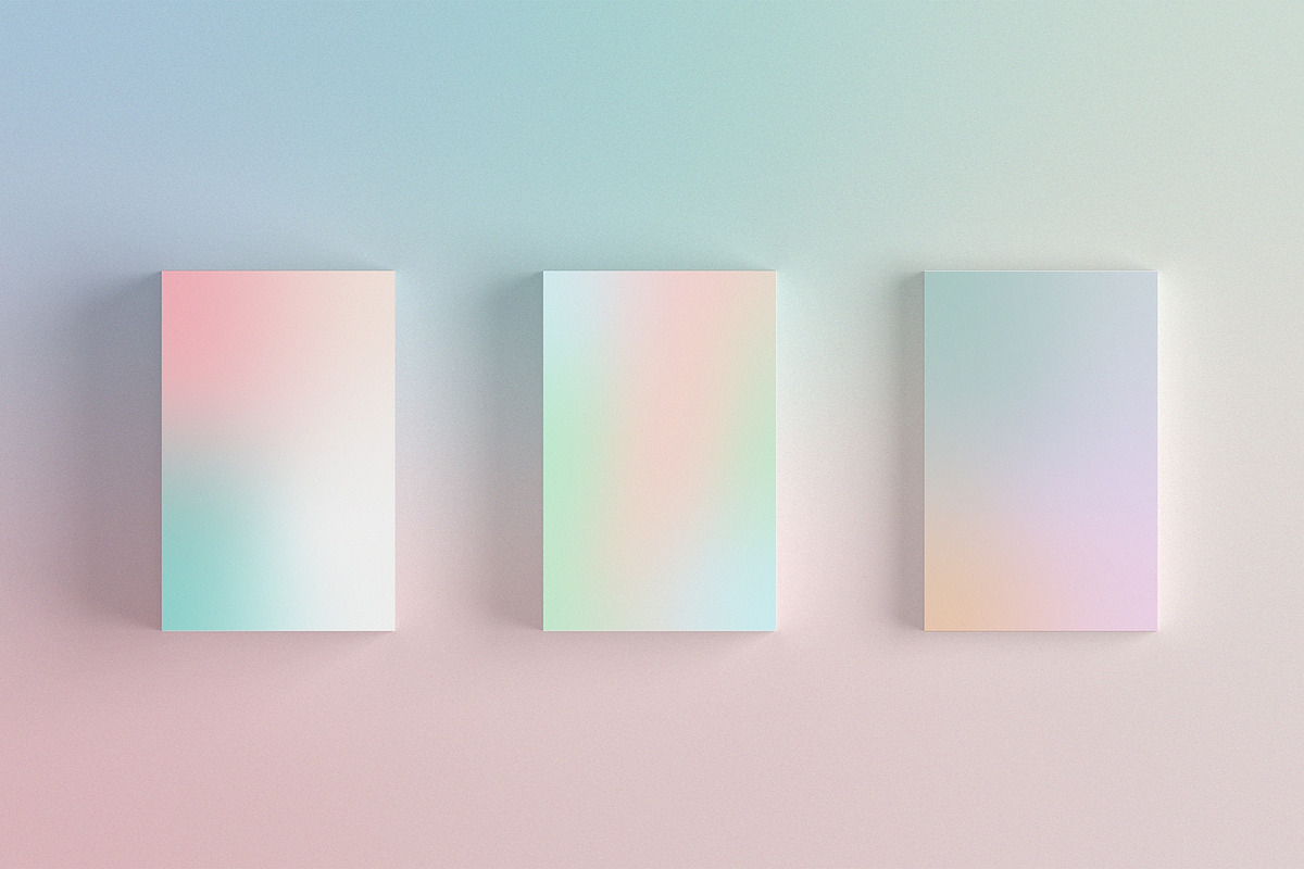 20 Abstract pastel gradients. Vol 2, a Texture Graphic by le-genda