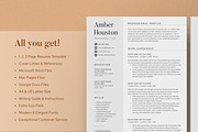 Resume/CV - The Amber, a Resume Template by CreativeLandStudio