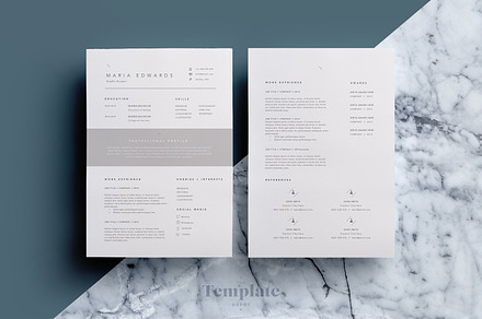 Resume Template 3 Page | CV Template, a Resume Template by The Template ...