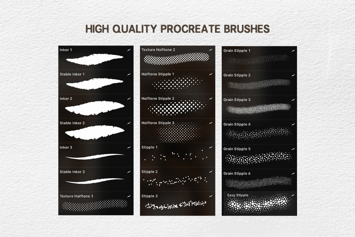 Procreate - Stipple Brushes