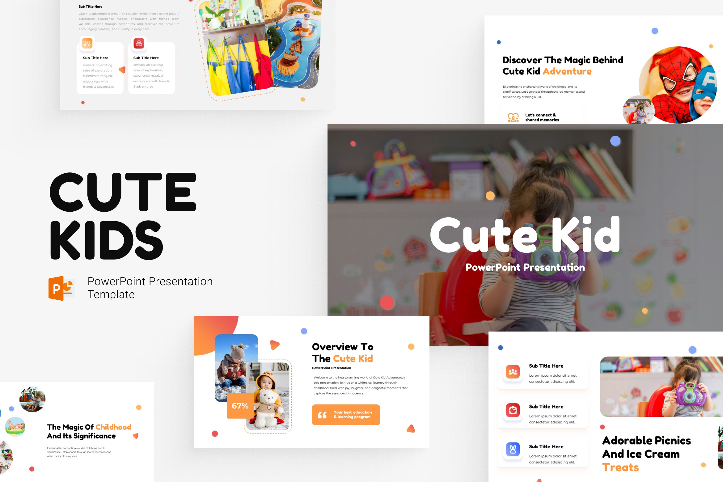 Kid Education PPT Template, a Presentation Template by Eklip Studio ...