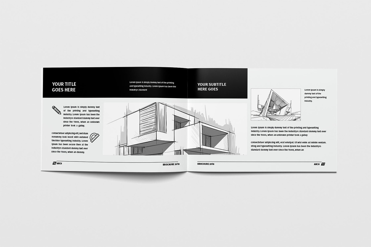 Architecture Brochure Template, a Brochure Template by Taiffco