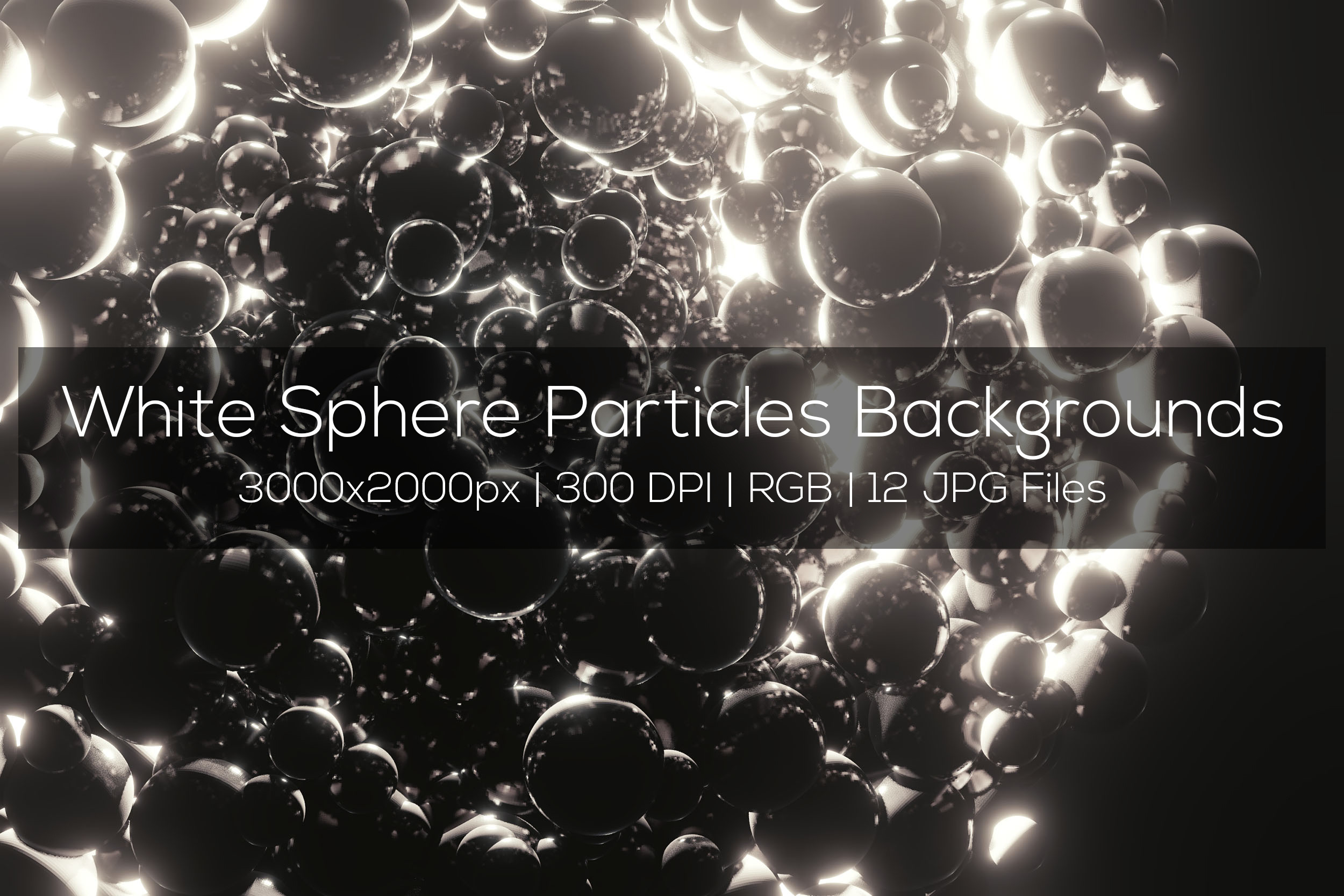 White Sphere Particles Backgrounds, a Texture Graphic by The_DrX
