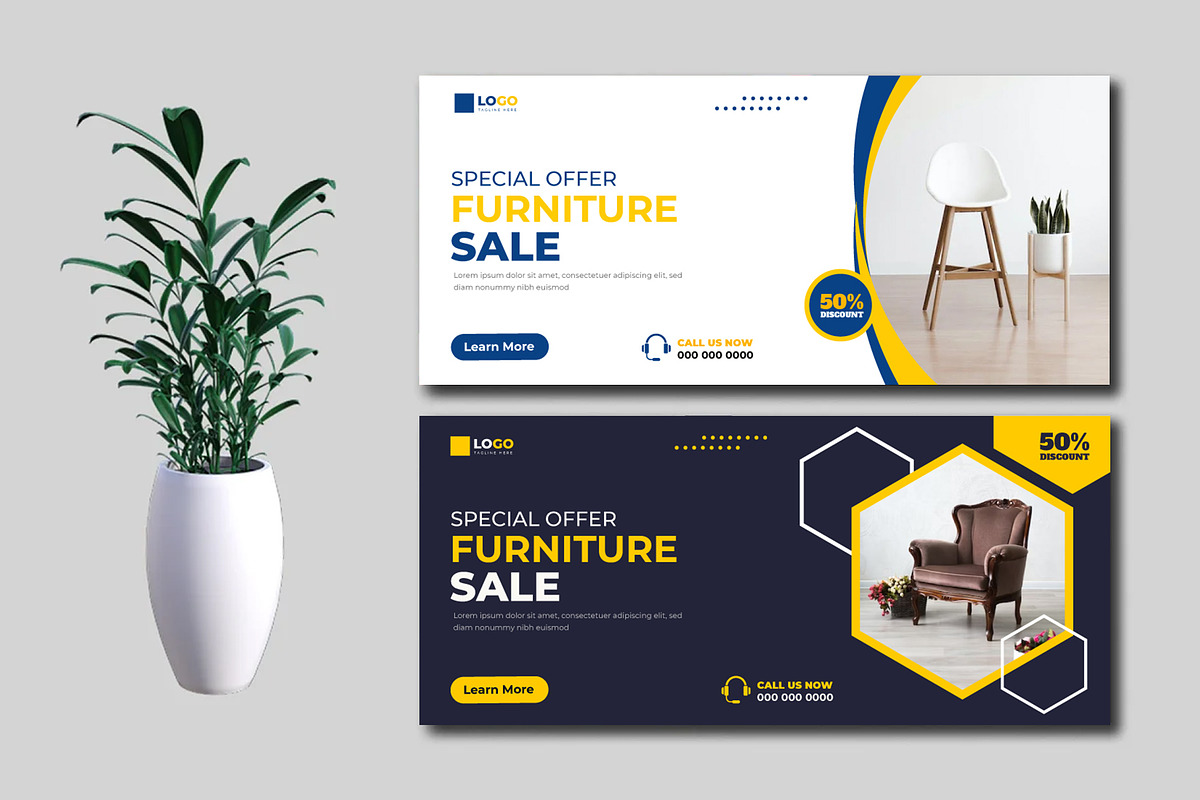 Furniture Facebook Cover Template, a Social Media Template by ...