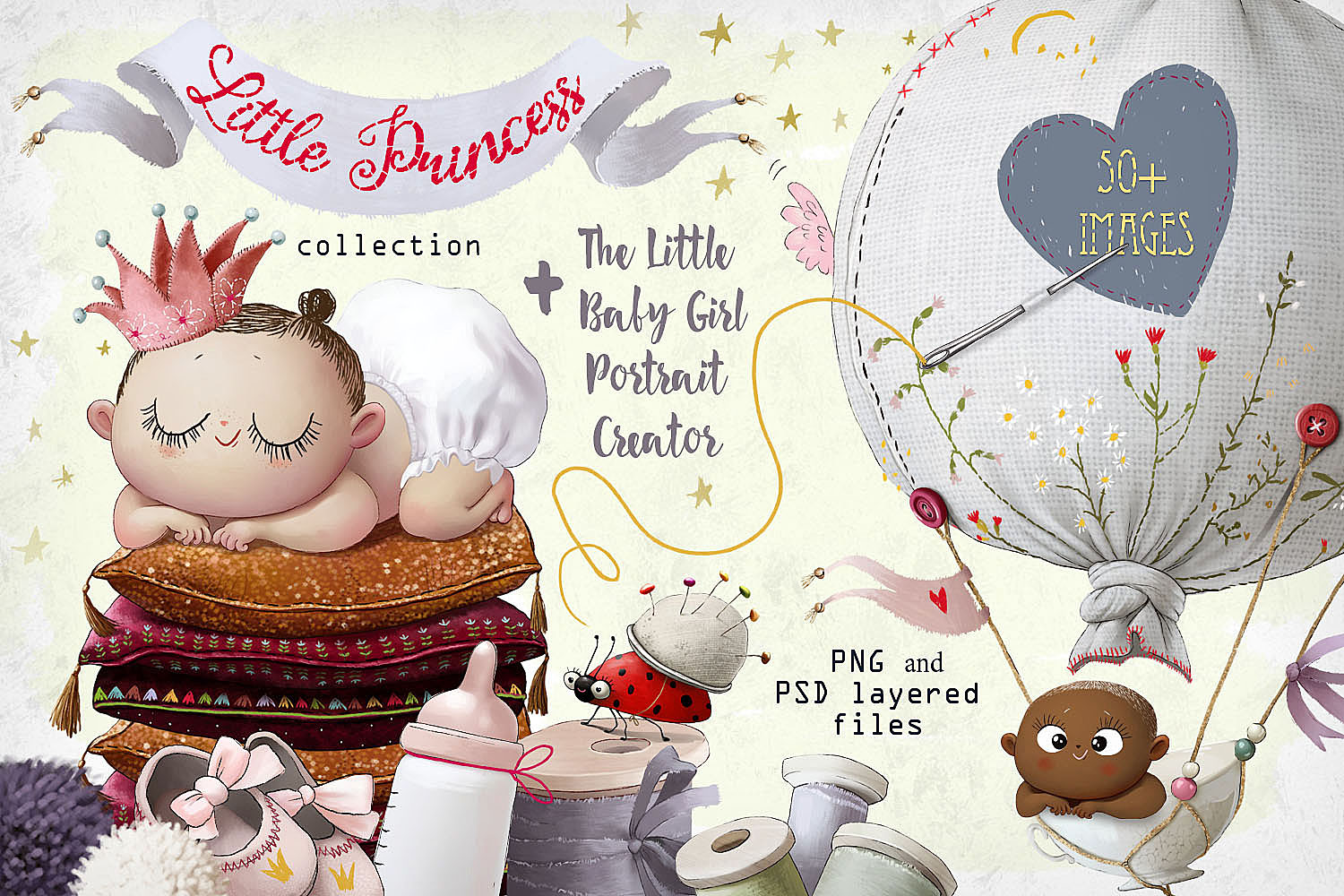 little Princess, an Illustration by TanyaSchuka