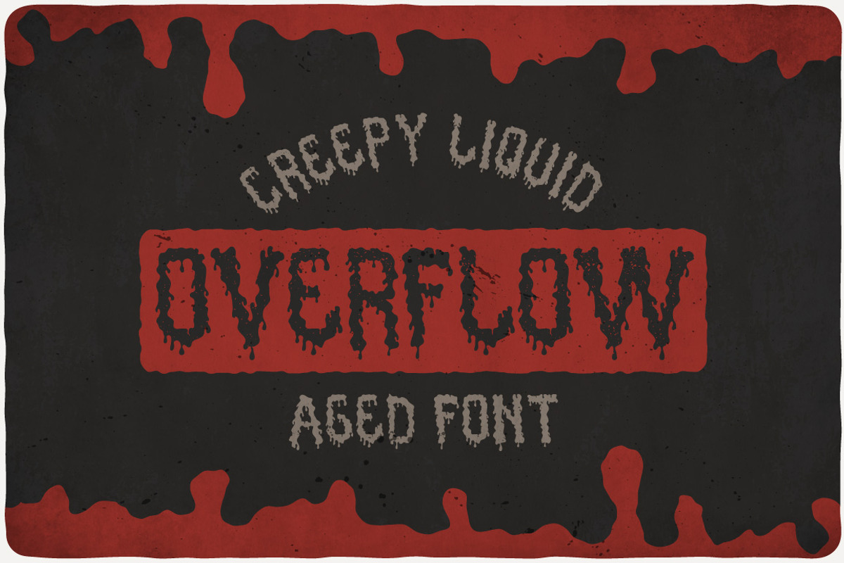 Overflow Typeface, a Symbol Font by Vozzy Fonts & Graphocs