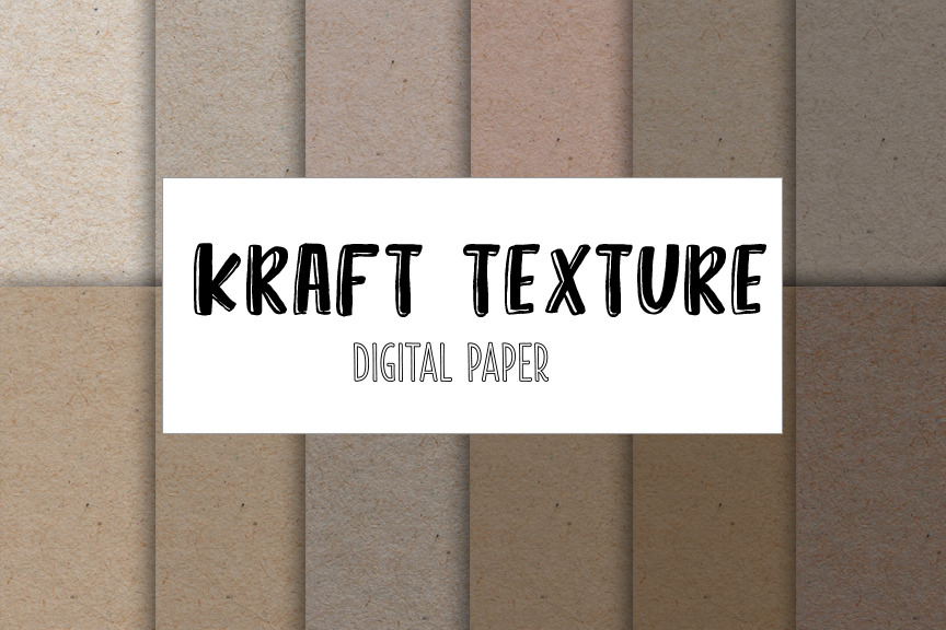Kraft paper texture, a Texture Graphic by Katie Lisker
