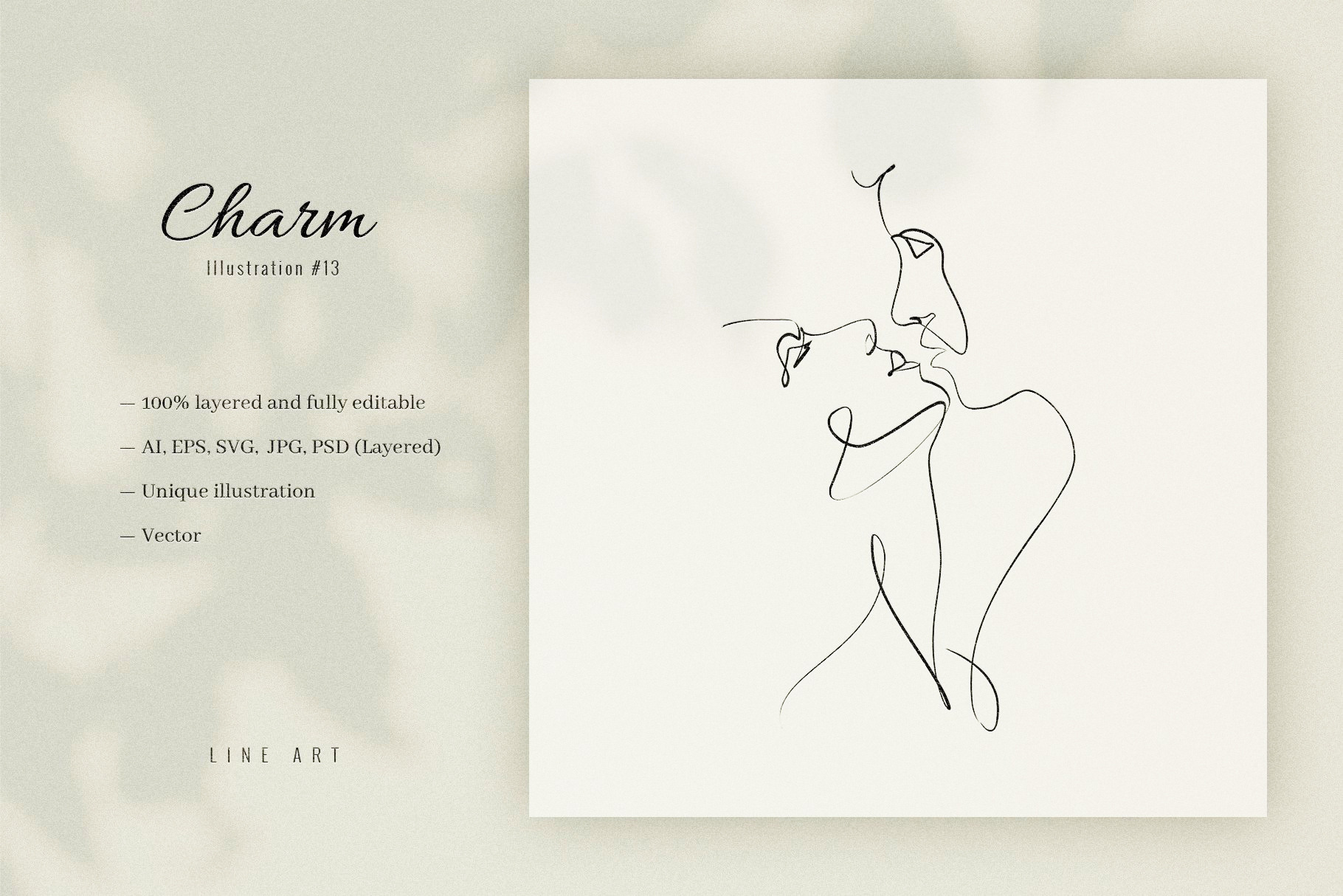Charm #13. Line Art Illustration, a Decorative Illustration by le-genda