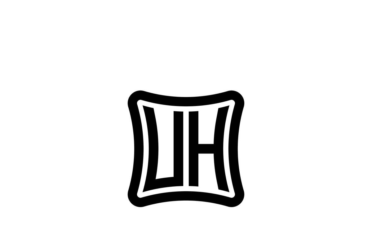 UH logo design vector template, a Branding & Logo Template by xcoolee