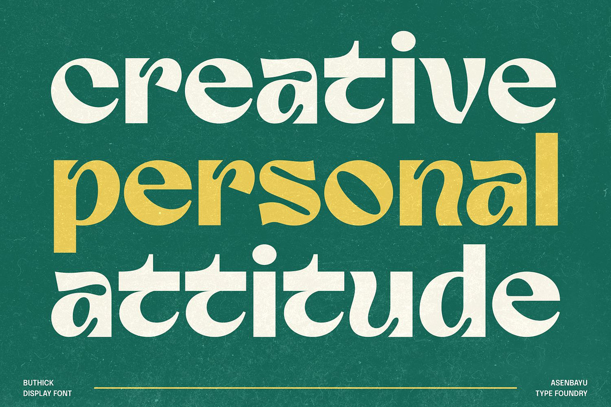 Buthick Font