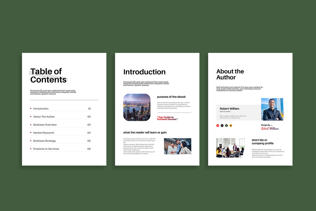 Business eBook Design Template