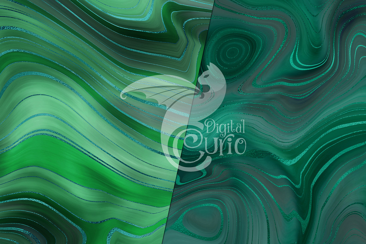 Green Strata Textures, a Texture Graphic by Digital Curio