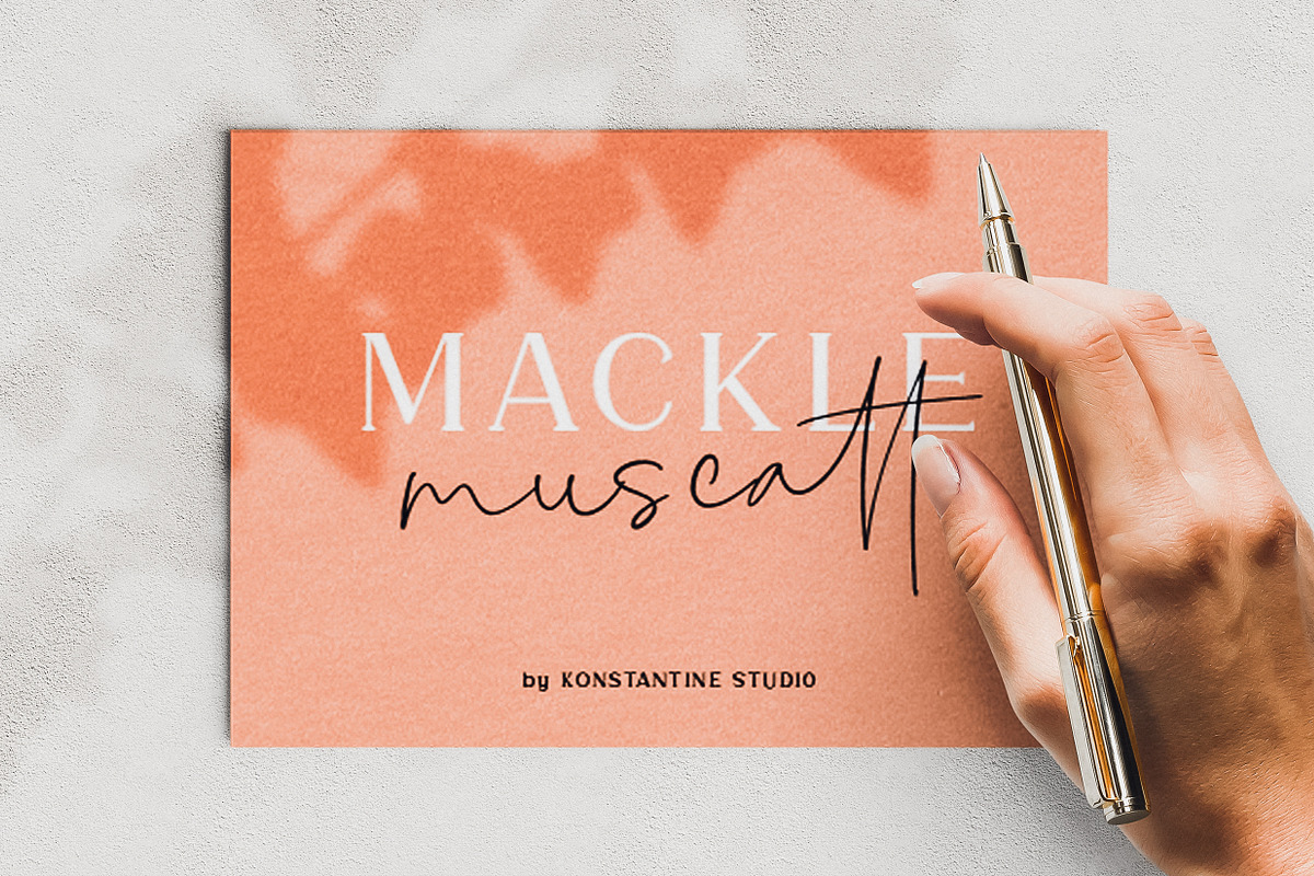 MACKLE | Serif & Handwriting Script, a Serif Font by Konstantine Studio