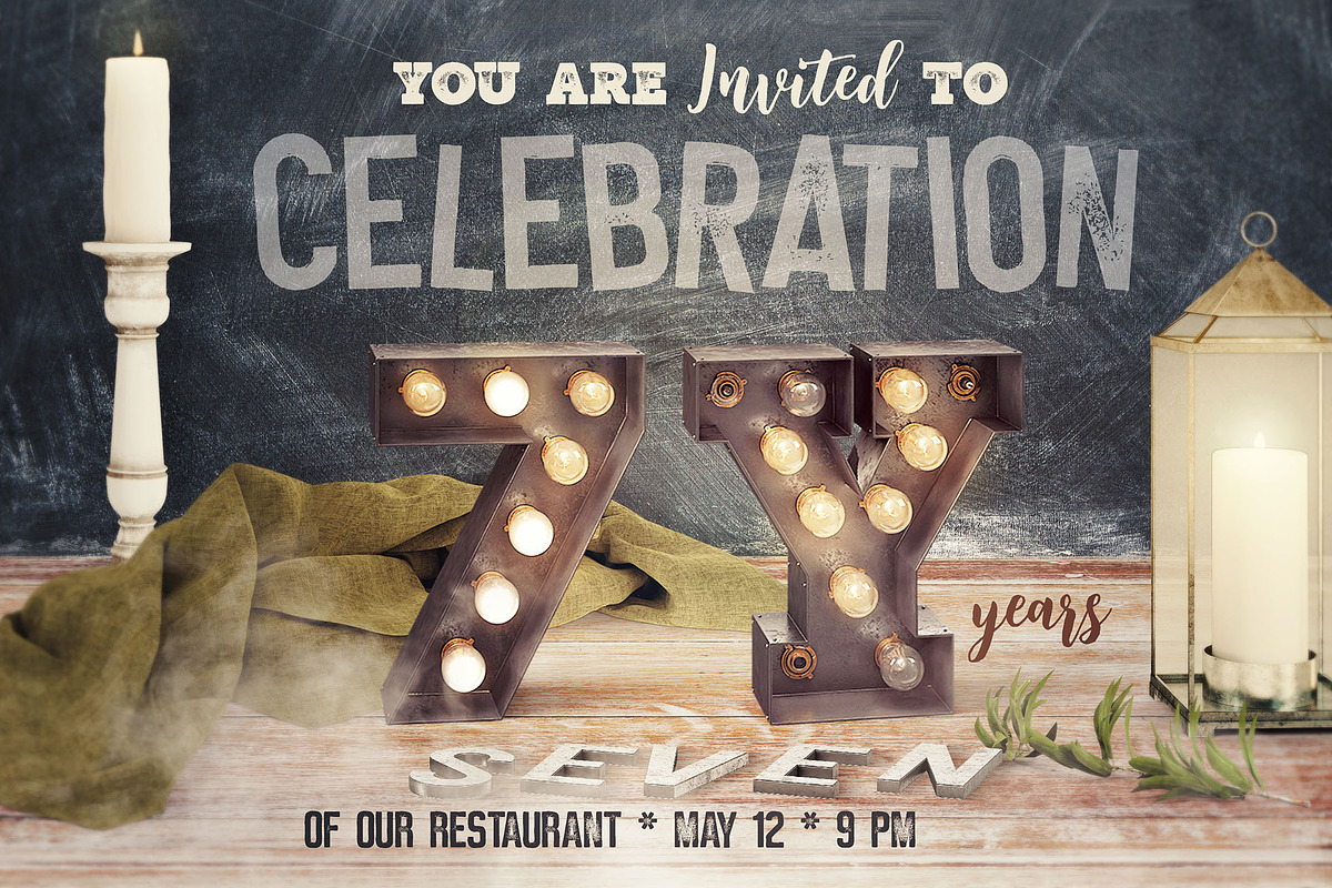 Marquee Chaos View - Color Fonts, a Font by TVartworks