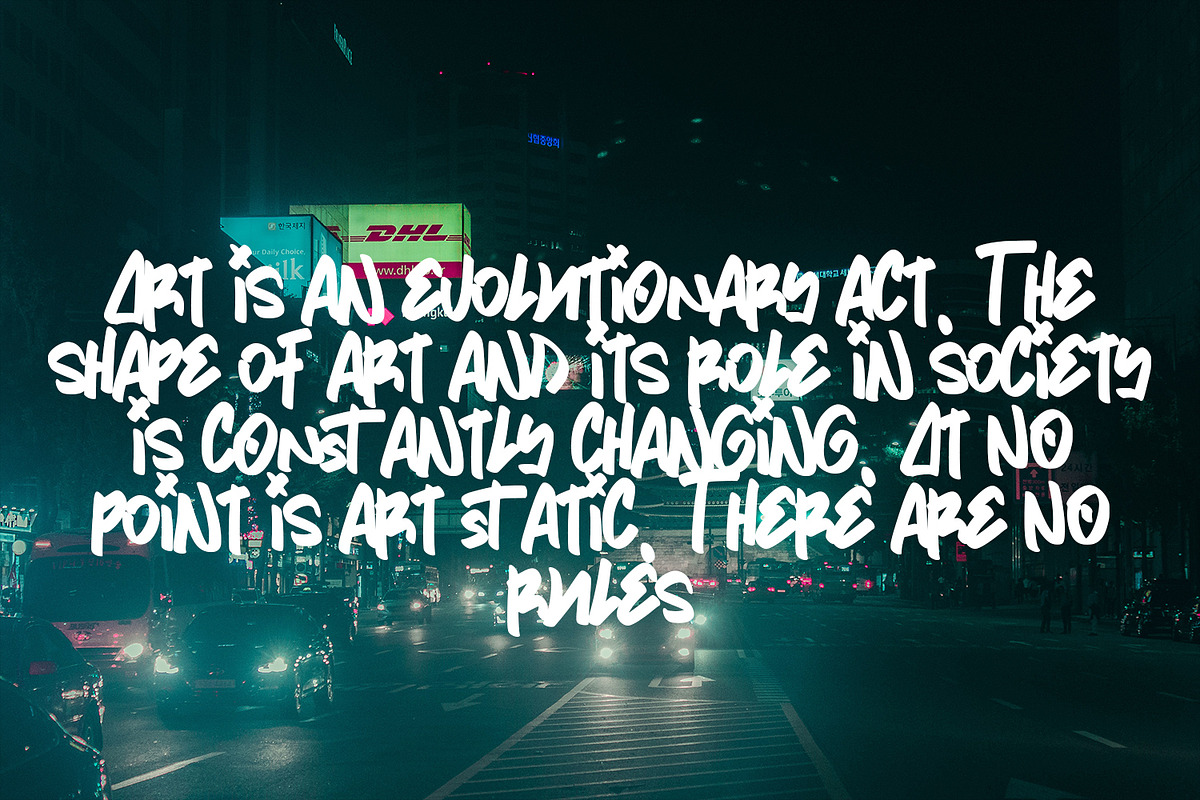 Street Art - Street Typeface, a Script Font by Arendxstudio