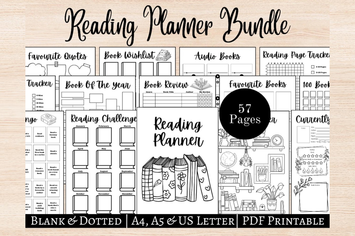 Book Reading Planner Advanced Pack