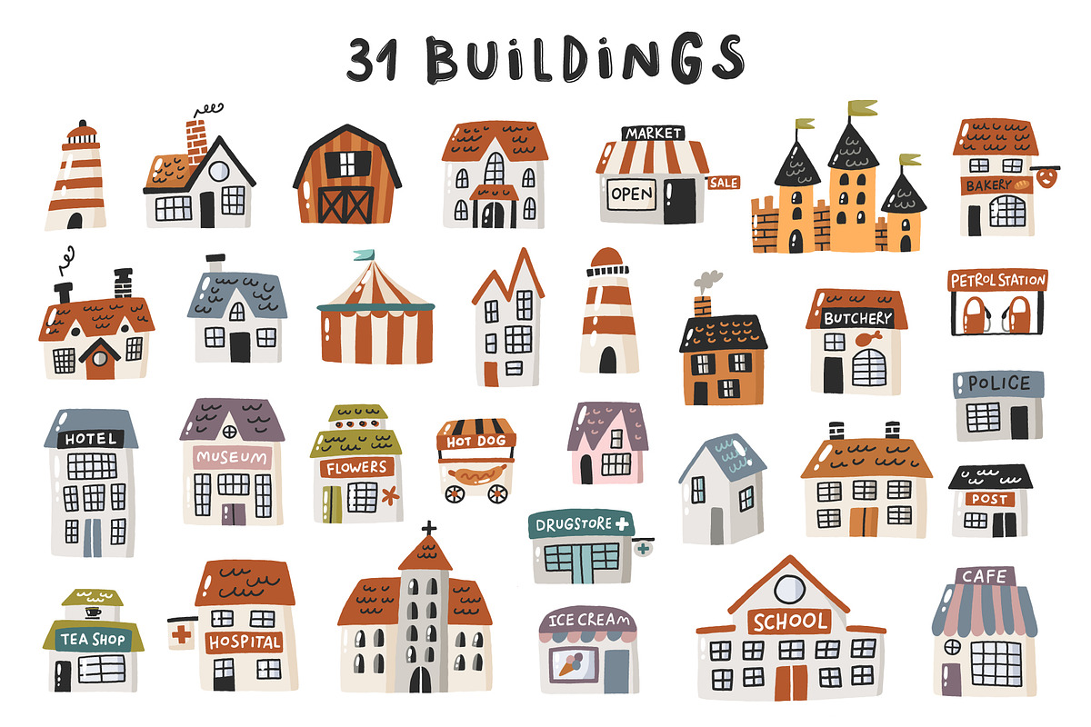Little town. Map creator, a Graphic by Murvin