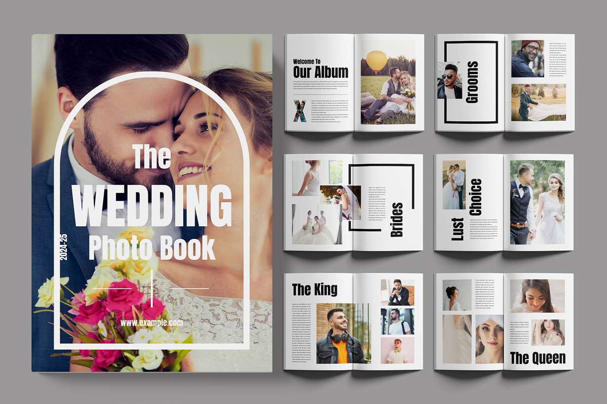Wedding Photo Book Layout
