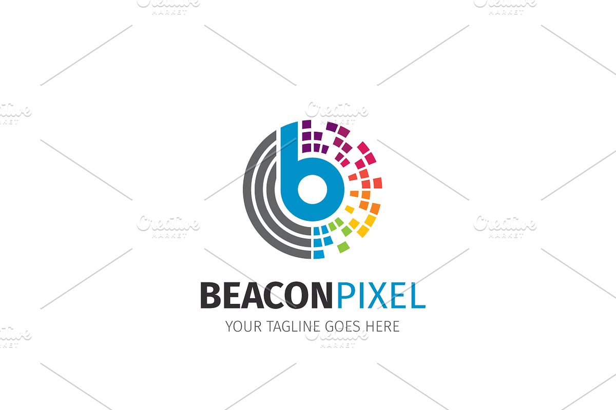 Pixel Letter B Logo, a Branding & Logo Template by XpertgraphicD