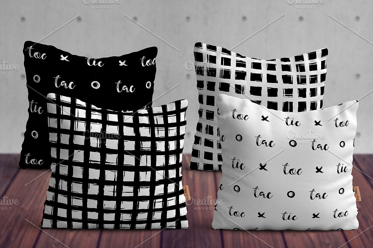 Tic Tac Toe, 28 patterns, a Pattern Graphic by NKTN graphics