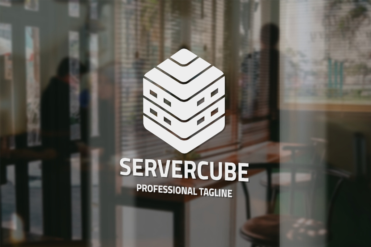 Server Cube Logo, a Branding & Logo Template by Design_Planet