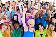 Group of support people together, a Photo by rawpixel