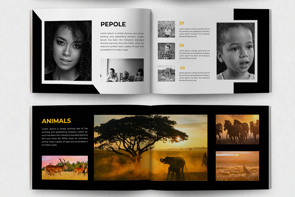 Photo Album Design Template