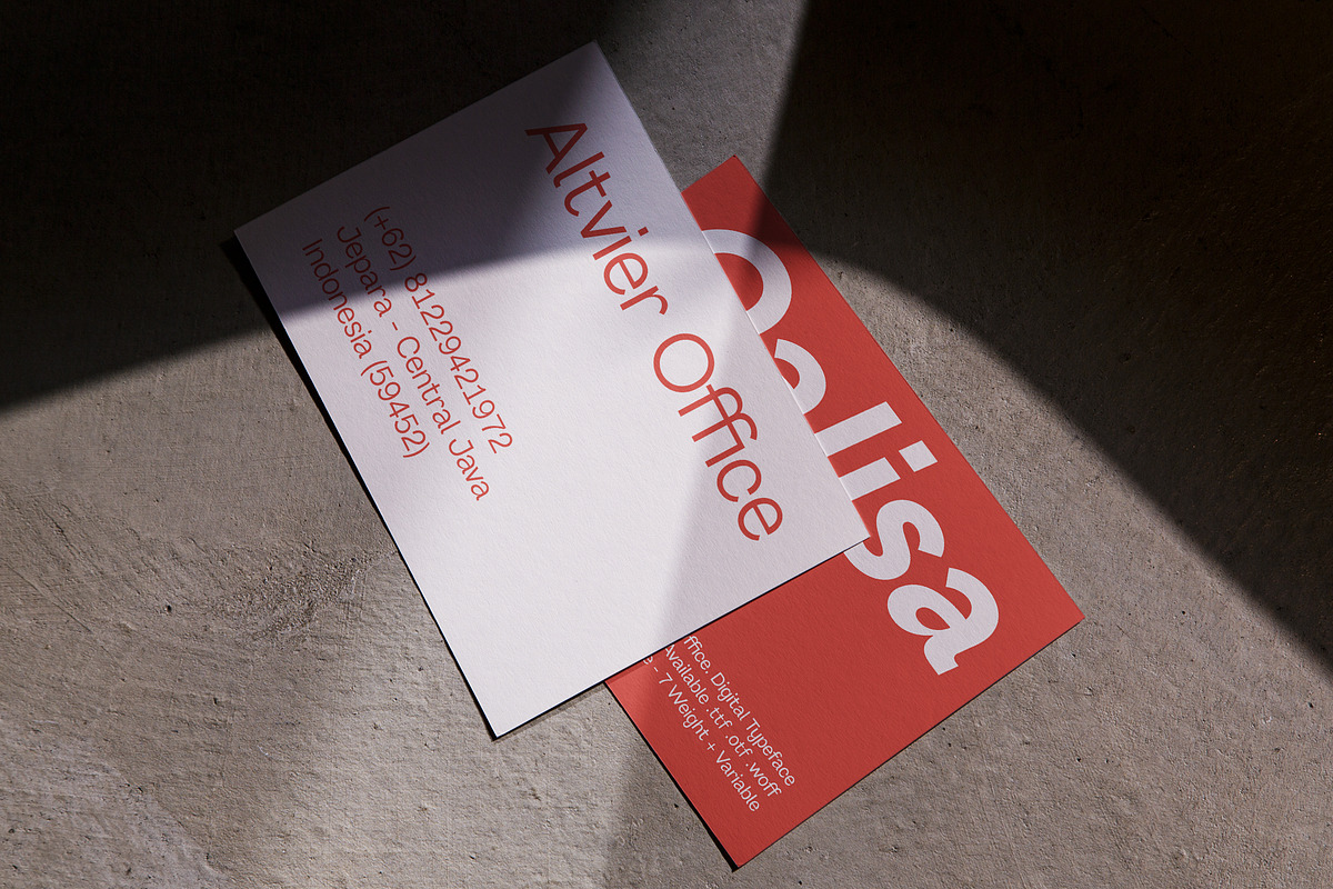 Qalisa - Modern sans, a Sans Serif Font by Uncarving