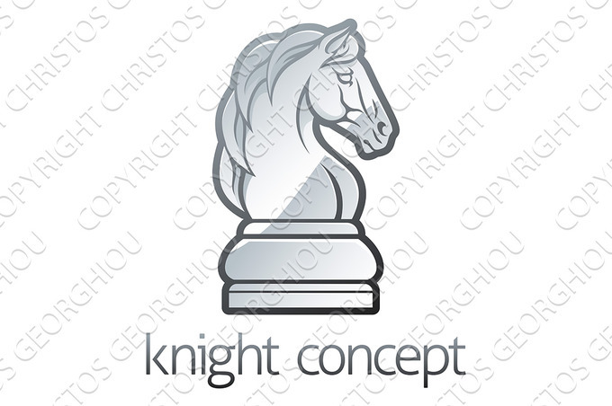 Knight Chess Piece Concept, a Work Illustration by Christos Georghiou