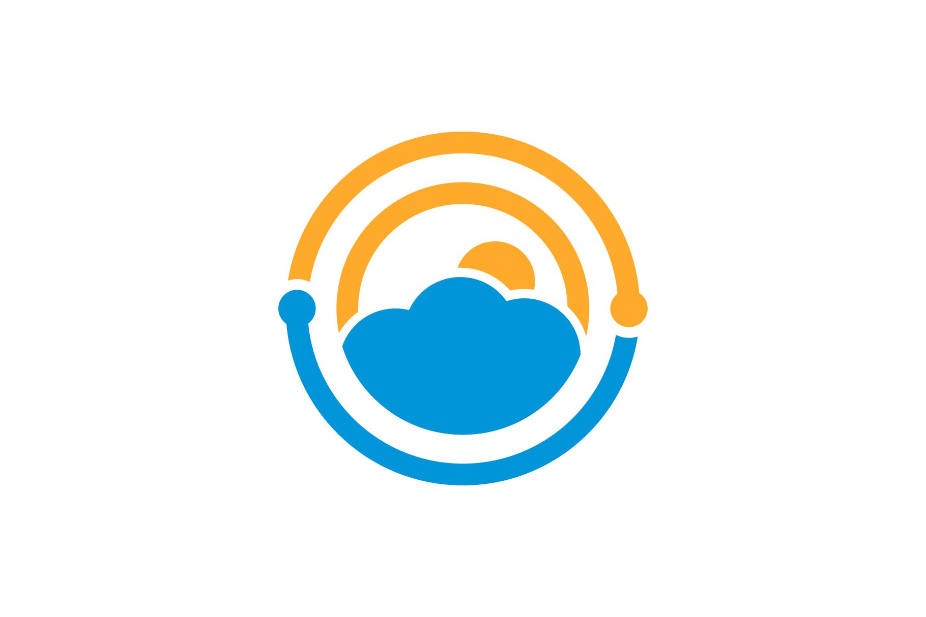 weather technology logo, a Branding & Logo Template by ZHR Creative