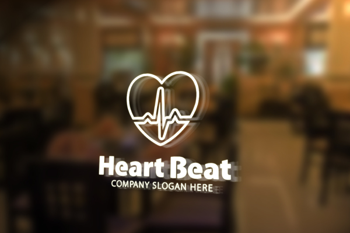 Heart Beat Logo, a Branding & Logo Template by Creative Dezing