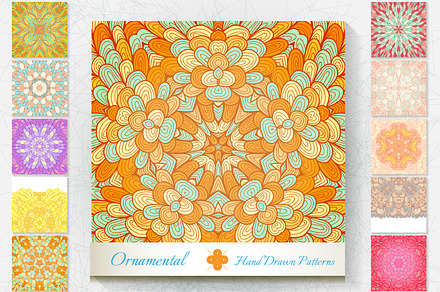 10 Ornamental Patterns. Set#1, a Pattern Graphic by Patternalized