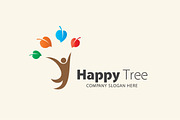 Happy Tree Logo, a Branding & Logo Template by Creative Dezing