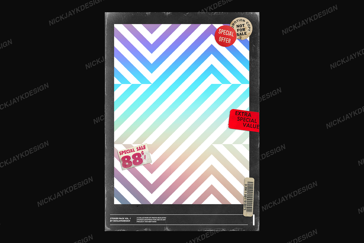 Sticker Pack 01 - 50 Stickers, an Object Graphic by 60 DEGREE STUDIO