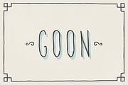 Goon, a Handwritten Font by jeremybooth