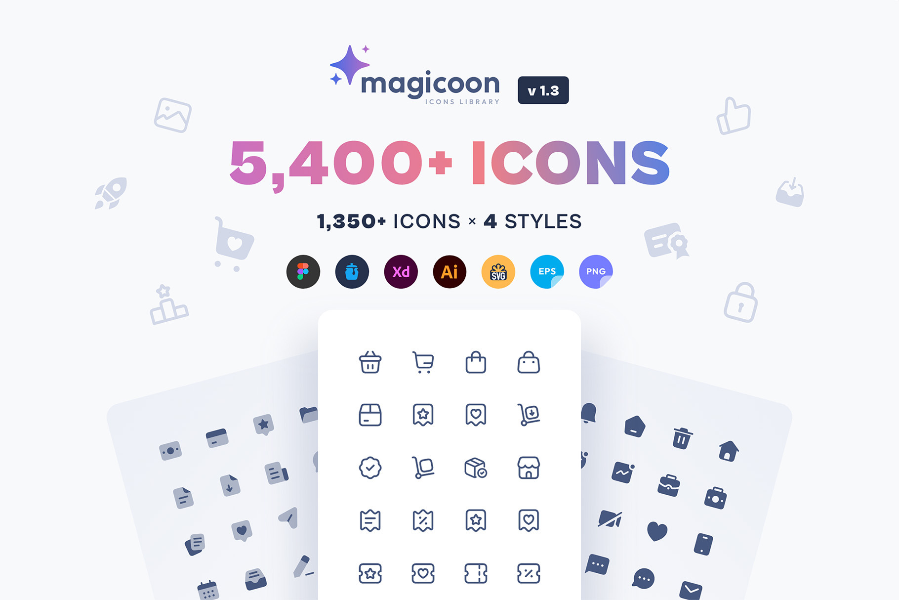 magicoon - 5,400+ UI icons library