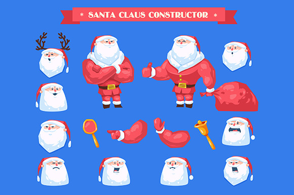 Santa constractor, an Illustration by Krolone