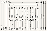 Hipster arrows collection., a Work Illustration by Vector Maker