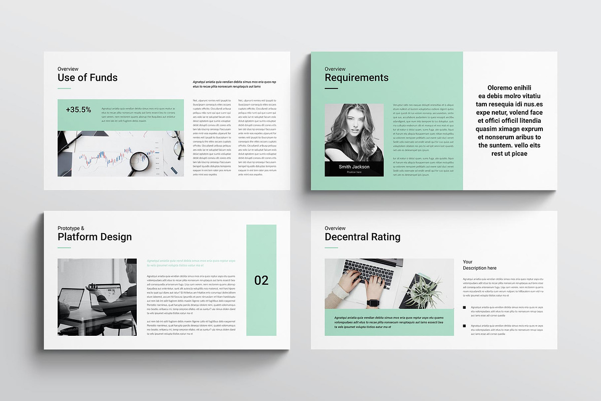 White Paper Presentation Template, a Presentation Template by ...