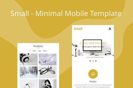Smith - Personal Mobile Template | HTML Templates ~ Creative Market