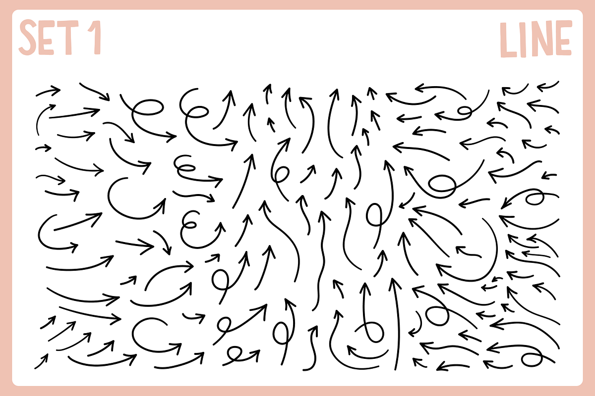 Hand Drawn Vector Arrows