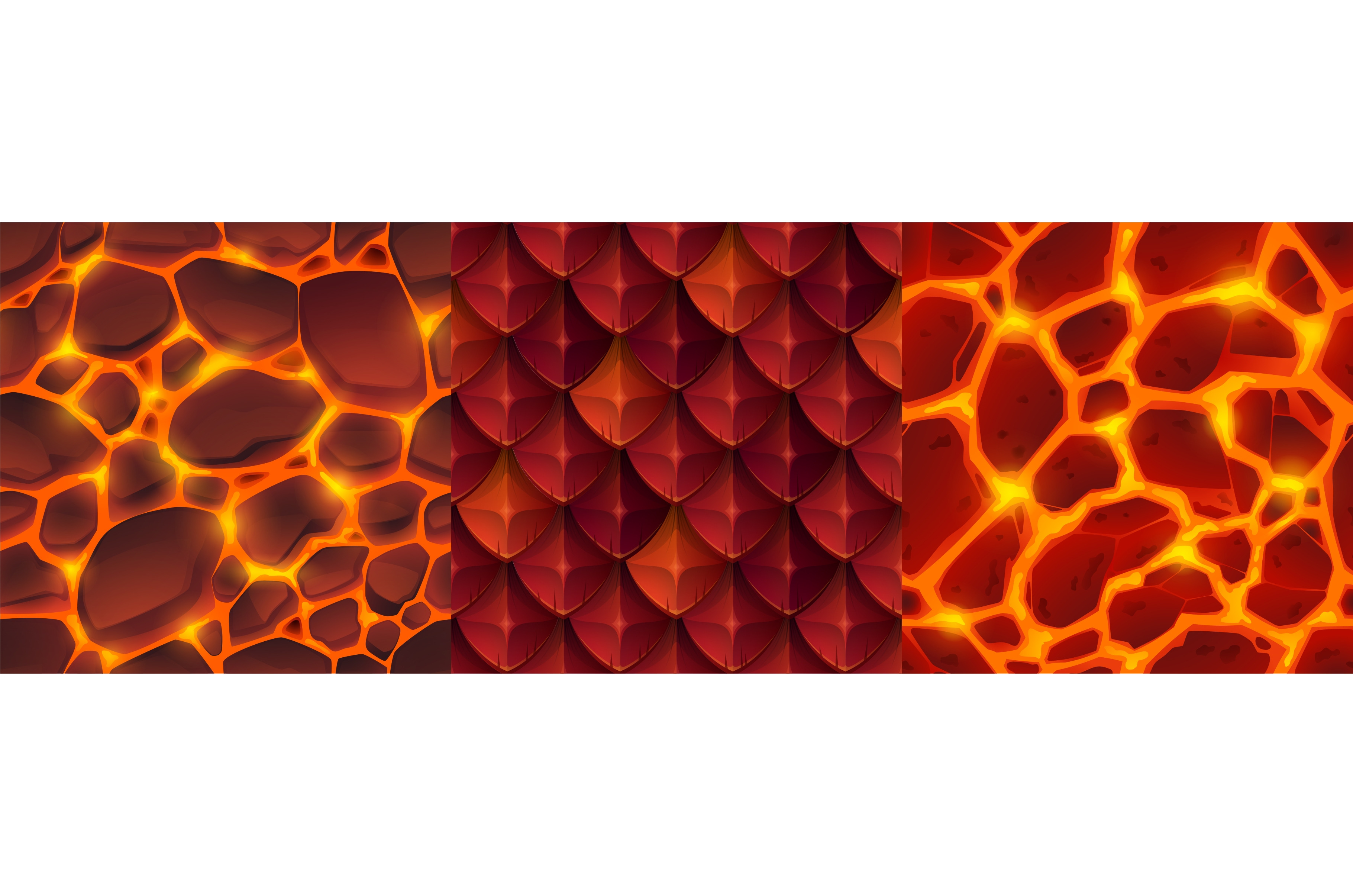 Textures of dragon skin and lava, a Texture Graphic by art PVP - market