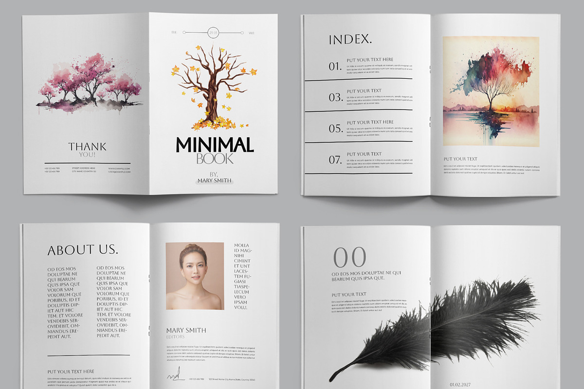Minimal Book Design